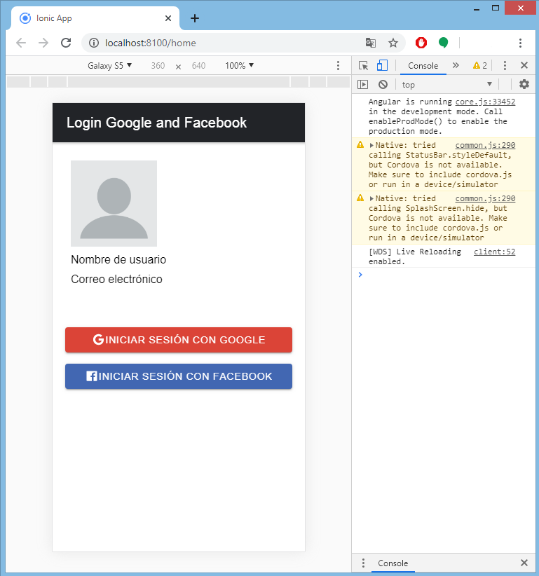 Cómo implementar un login de Google con Ionic